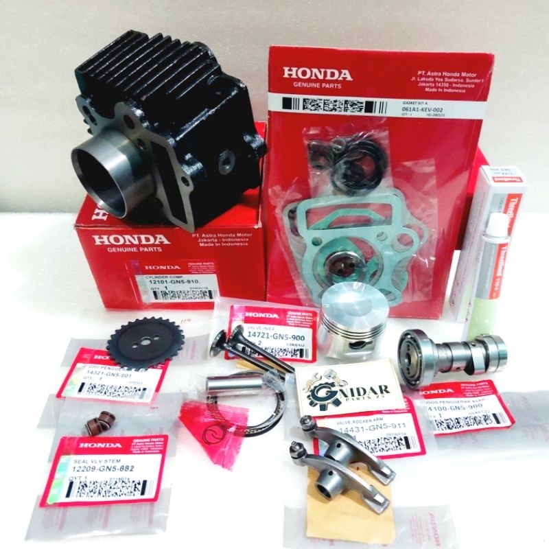 Jual Blok Seher Set Piston + Noken As 8 Item Grand Astrea Prima Supra Lama Supra X Lama Win Star ...