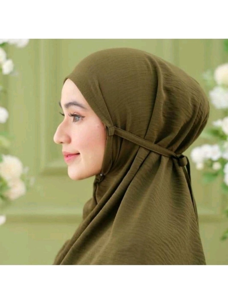 Jual Jilbab Instan Bergo Crinkle Airflow / Hijab Crinkle M | Shopee Indonesia