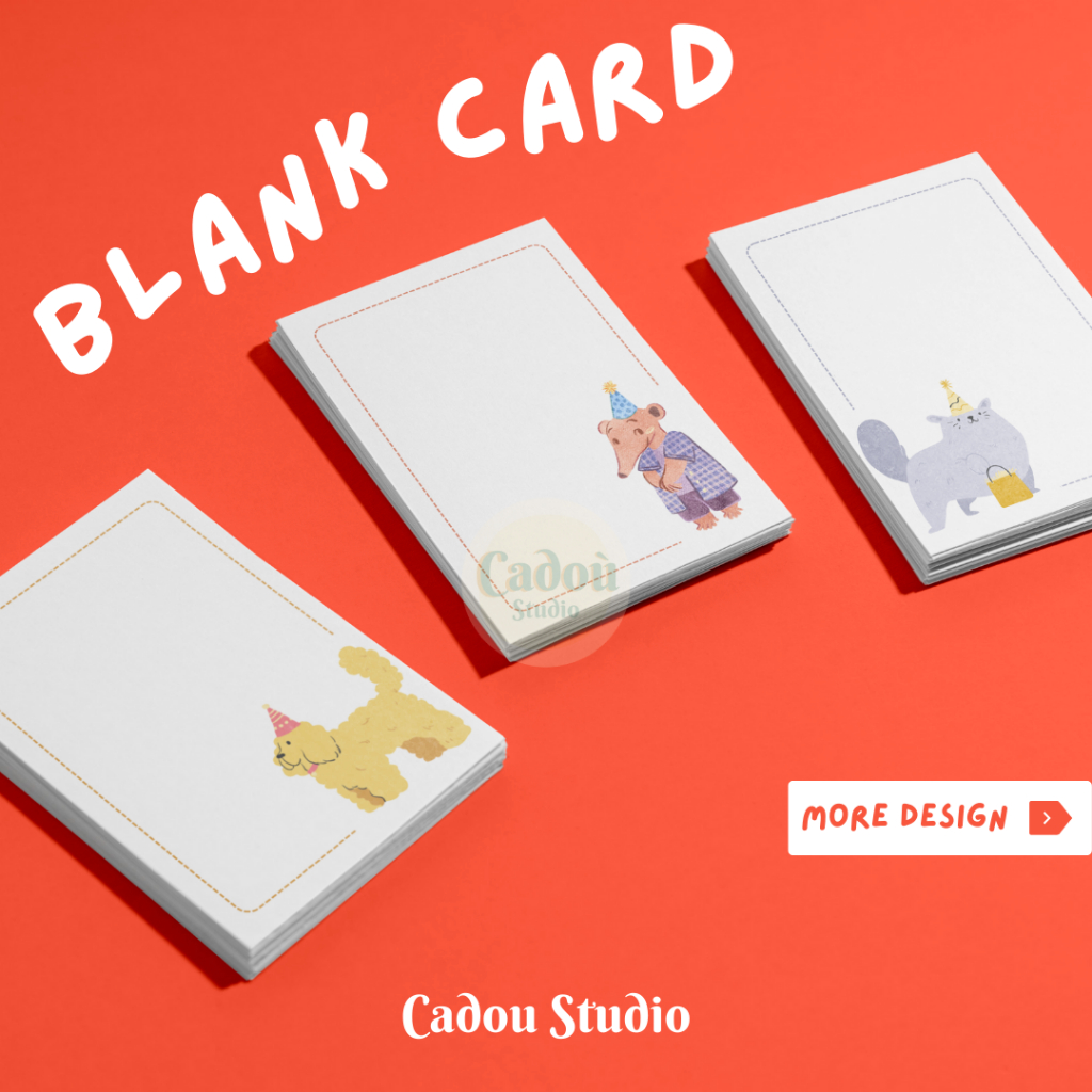 Jual Blank Card / Kartu Ucapan / Greeting Card / Gift Card / Post Card ...