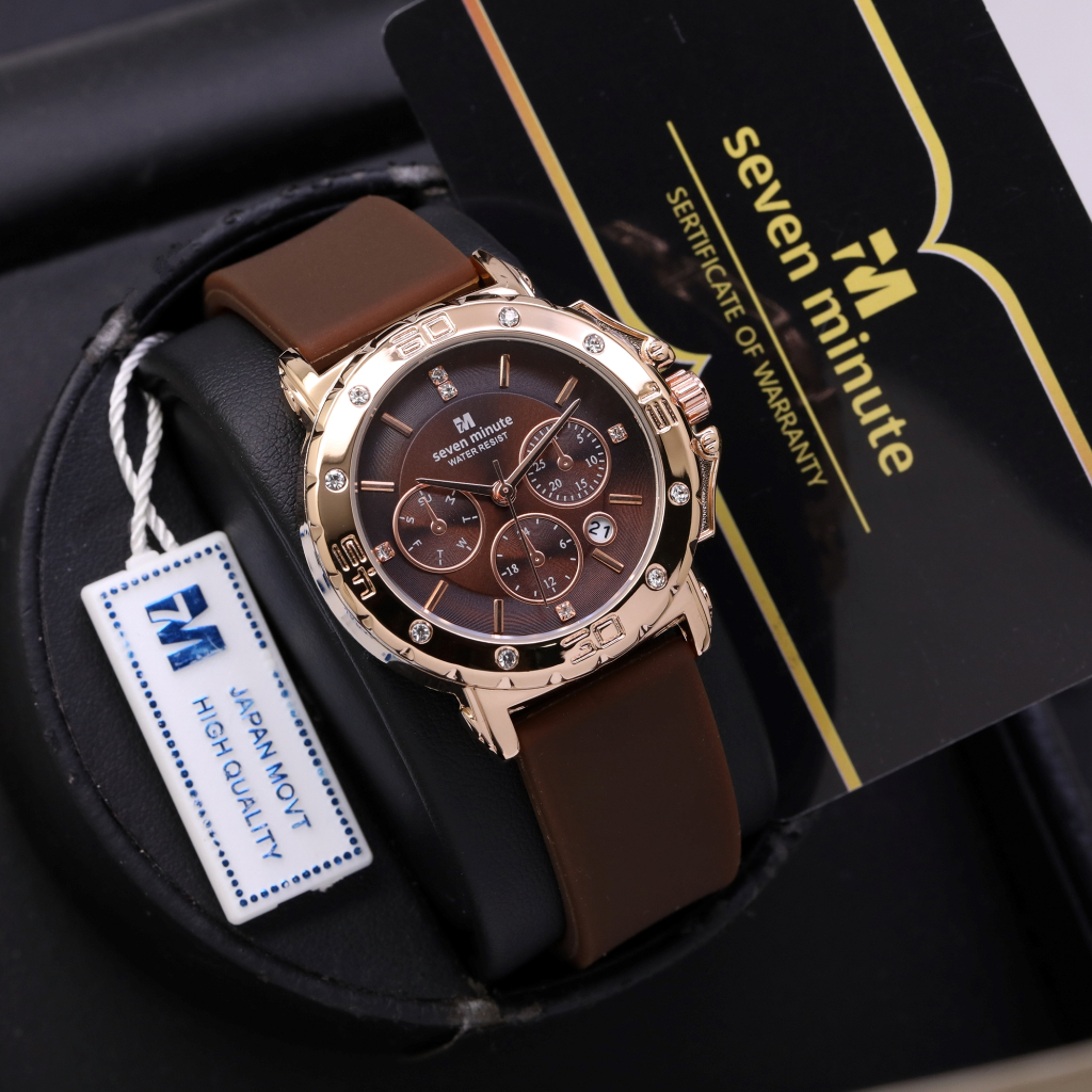 Jual SEVEN MINUTE M701B Jam tangan original wanita tahan air rubber cod ...