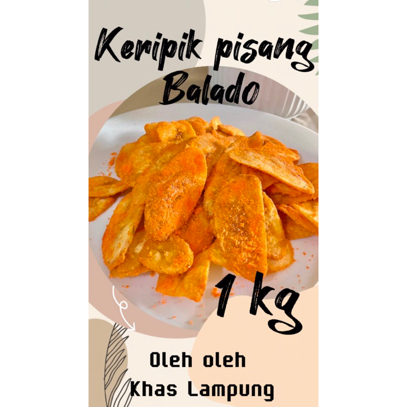 Jual Keripik Pisang Rasa Balado Kemasan 1 KG | Shopee Indonesia