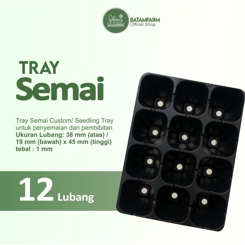 Jual Tray Semai Custom 12 Lubang | Shopee Indonesia