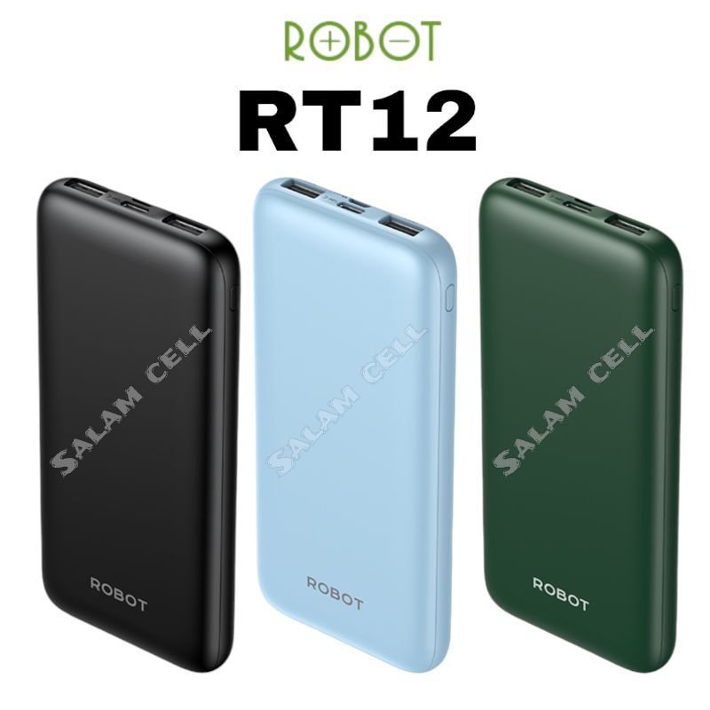 Jual Powerbank ROBOT RT-12 10.000mAH Power Bank Robot RT12 Garansi ...