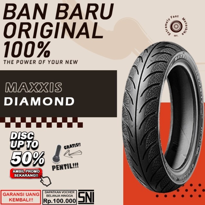 Jual Ban Motor Matic Tubeless Maxxis Diamond Ring 14 Ban Motor Beat ...