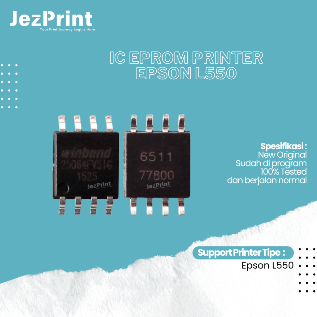 Jual IC Eprom Epson L550, IC Eeprom Reset Epson L550, Resetter Printer ...