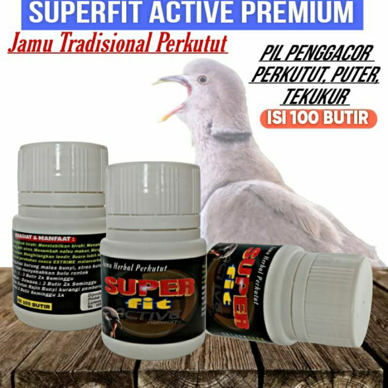 Jual SUPERFIT PREMIUM JAMU TRADISIONAL PERKUTUT ISI 100 BUTIR pil ...