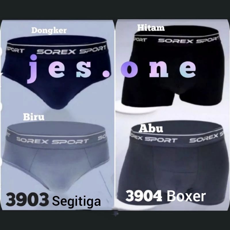 Jual SOREX 3904 BOXER dan SOREX 3903 Segitiga Sempak CD Celana Dalam ...