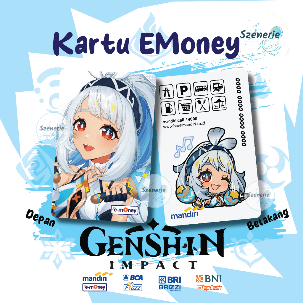 Jual Emoney Mualani Cute Flazz gen 2 Kartu E-money Mandiri BCA Tapcash ...