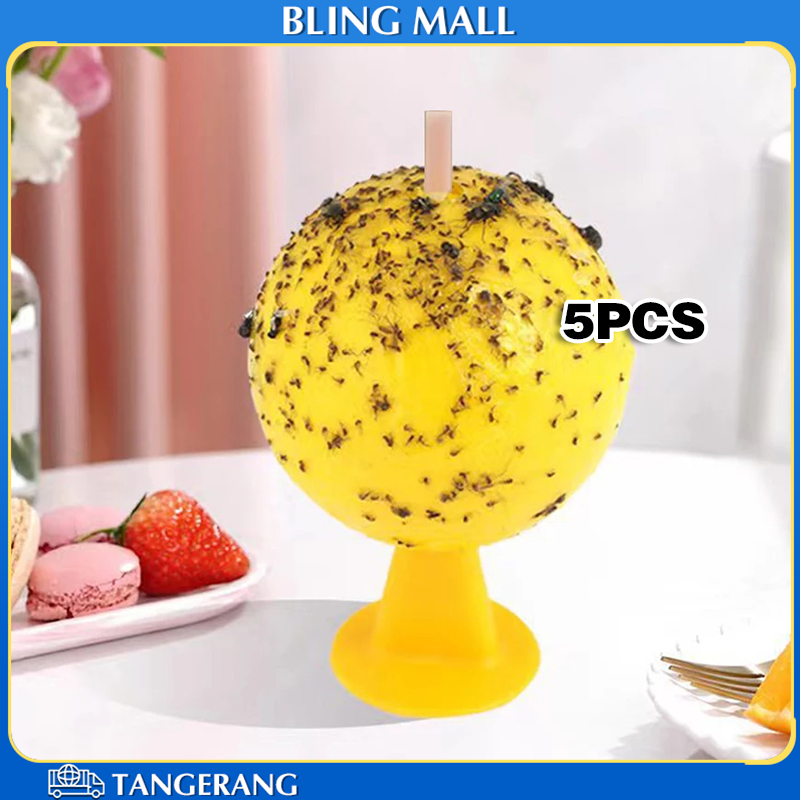 Jual 5PCS Perangkap Lalat Buah Yellow Trap Rumah Perangkap Lalat Lem ...