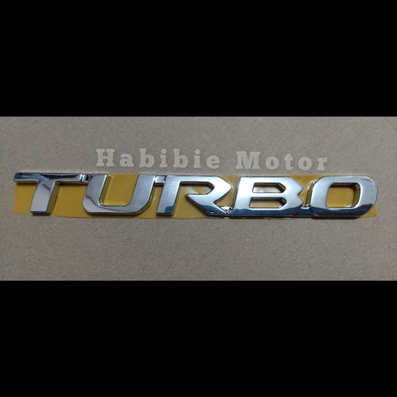 Jual EMBLEM LOGO TULISAN TURBO Original ROCKY RAIZE Ready | Shopee ...