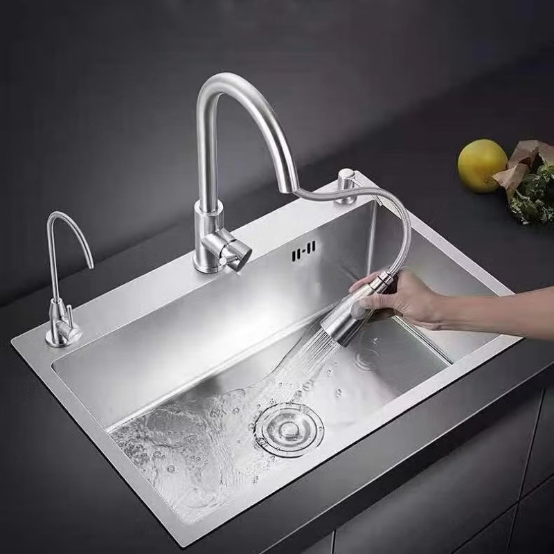 Jual DARVA KITCHEN SINK TEBAL ” 60cm x 45cm × 22cm " 1 LUBANG BESAR dan ...