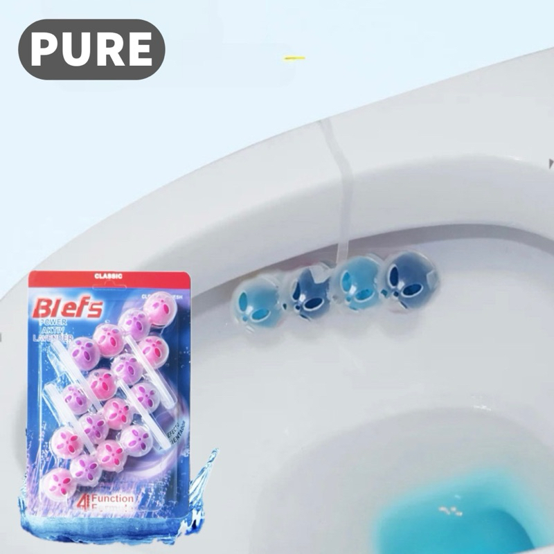 Jual PURE Blefs Toilet Balls Cleaner Closet Gantungan Pewangi Sabun ...