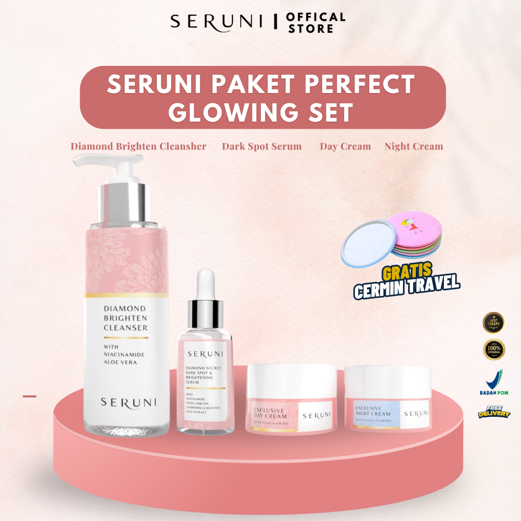Jual [BEST SELLER] SERUNI Paket Perfect Glowing Set – Membantu Mencerahkan Wajah & Flek Hitam ...