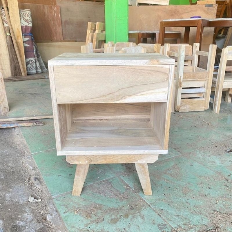 Jual Kayune - Nakas Retro Side Table Minimalis Bahan Kayu Jati Jawa ...