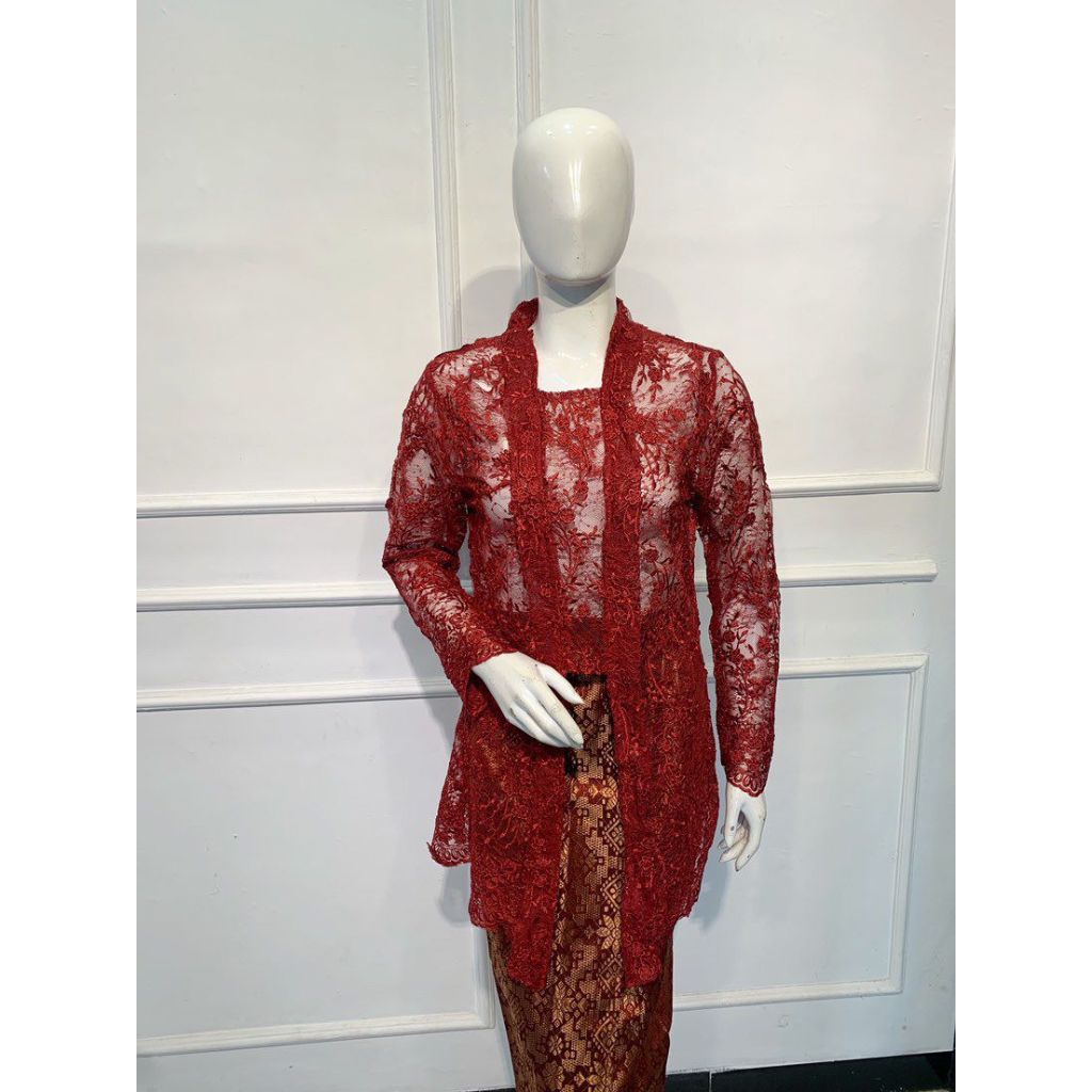 Jual Kebaya kutu baru non furing /kebaya tille payet mutiara | Kebaya sanghai busui | kebaya ...