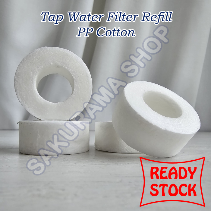 Jual PP Filter Cotton Microfiber Cartridge - Tap Water Filter Refill ...