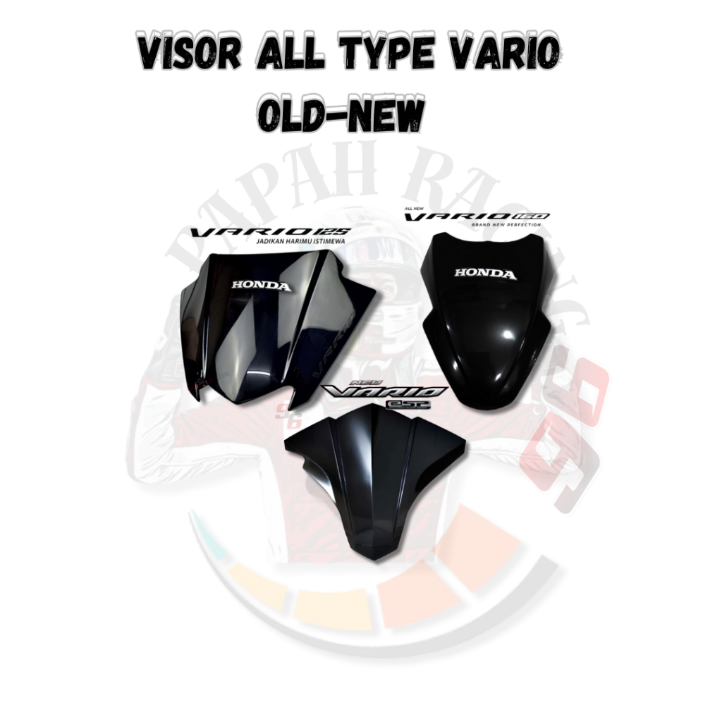 Jual VISOR HONDA VARIO 125 150 FI NEW OLD INJ 2016-2024 vario 160 vario ...