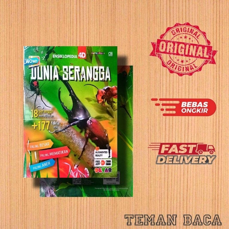 Jual Buku Ensiklopedia 4D Dunia Serangga Devar App | Shopee Indonesia