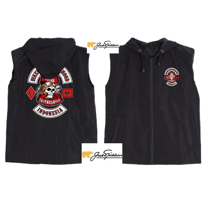 Jual Rompi vest Bikers brotherhood bb mc 1% Indonesia cocok buat ...