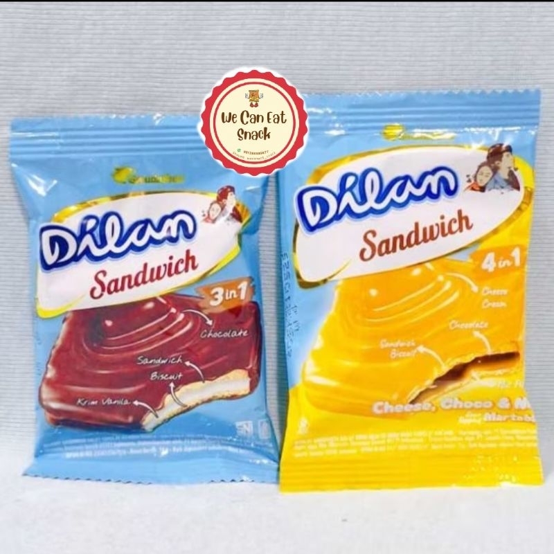 Jual Dilan Chocolate Sandwich/Biskuit All Varian isi 20 pcs | Shopee ...