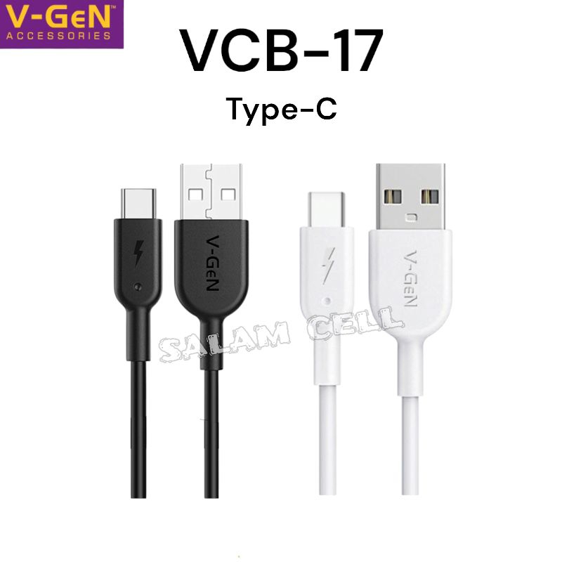 Jual Kabel Data Type-C V-GEN VCB-17 1M 2.4A Original Vgen VCB 17 ...
