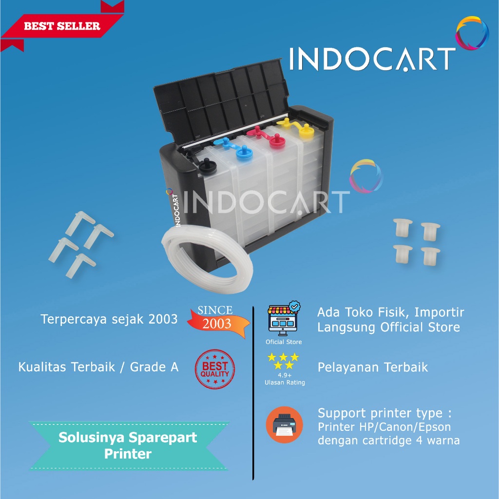 Jual Ink Tank Modif-Tabung Infus Printer Tinta Epson HP Canon 4W Dengan ...