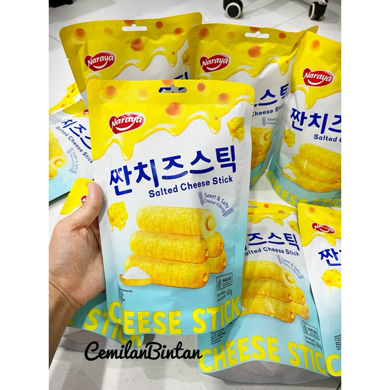 Jual Naraya Salted cheese Stik 60gr) Kuning stik keju | Shopee Indonesia