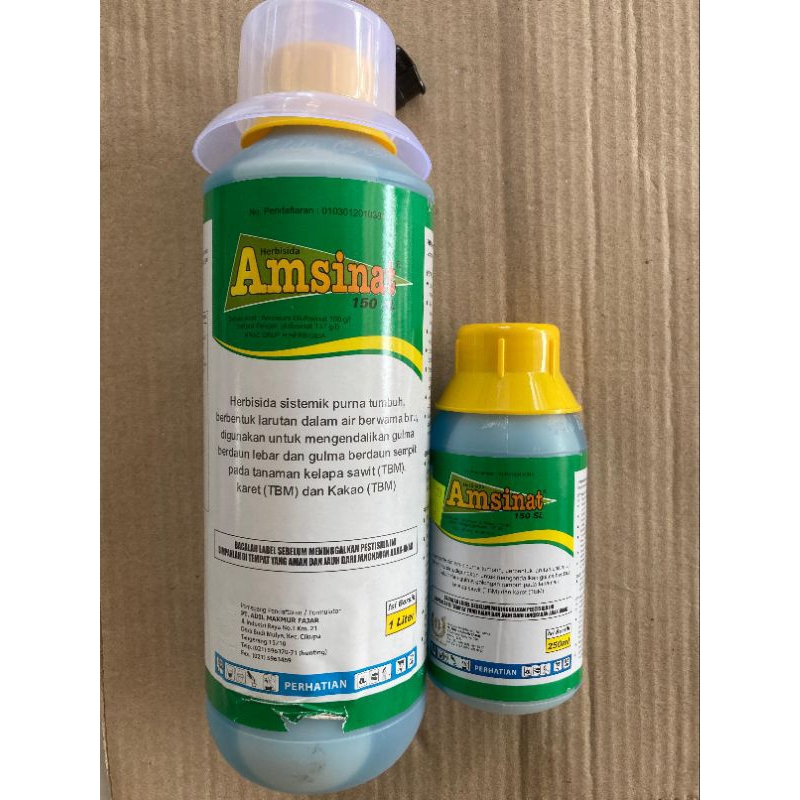 Jual AMSINAT Isi 250ml Racun Rumput Lulangan Pembasmi Rumput Liar Bahan ...