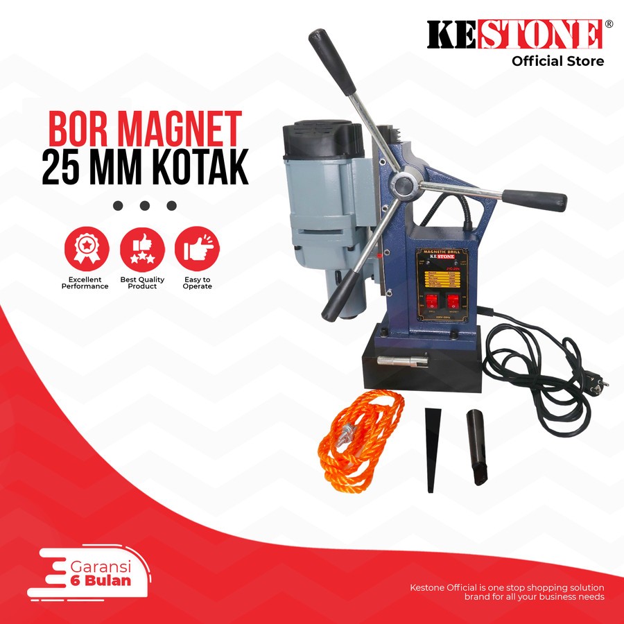 Jual Bor Magnet 25 mm - Magnetic Drill Mesin Bor Besi Magnet | Shopee ...