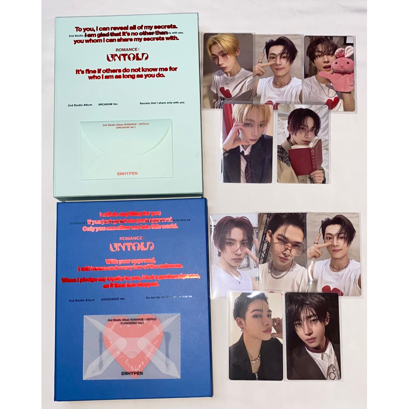 Jual READY Album photocard enhypen romance untold r:u reguler concessio ...
