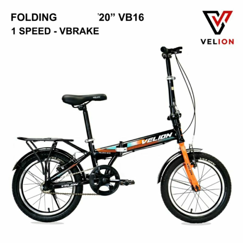 Jual Sepeda Lipat (Folding Bike) 20 inch Merk Velion VB 16 | Shopee ...