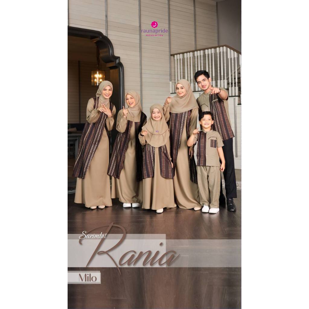 Jual Sarimbit RANIA RAUNA MILO 2025 Baju Muslimah Kemeja Family Couple ...