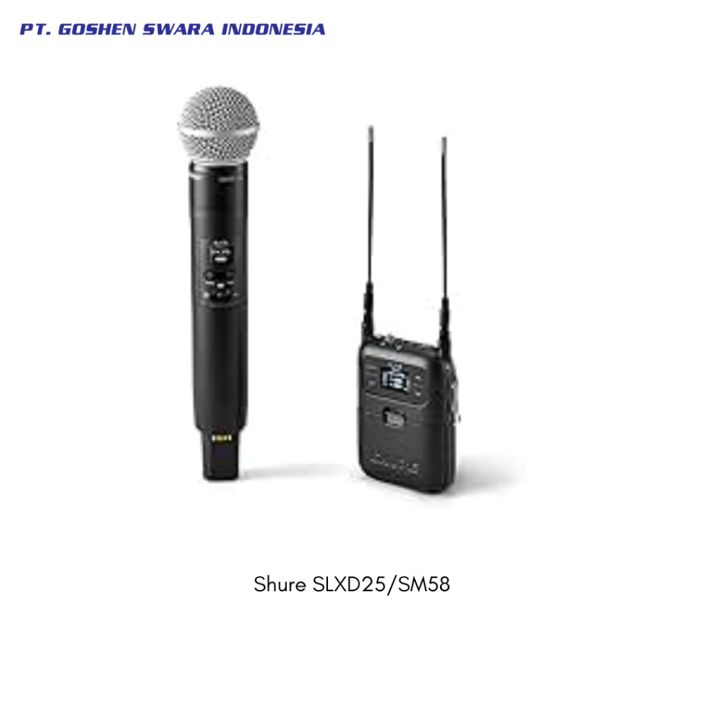 Jual Shure SLXD25/SM58 Portable Wireless System With SM58 Handheld Transmitter | Shopee Indonesia