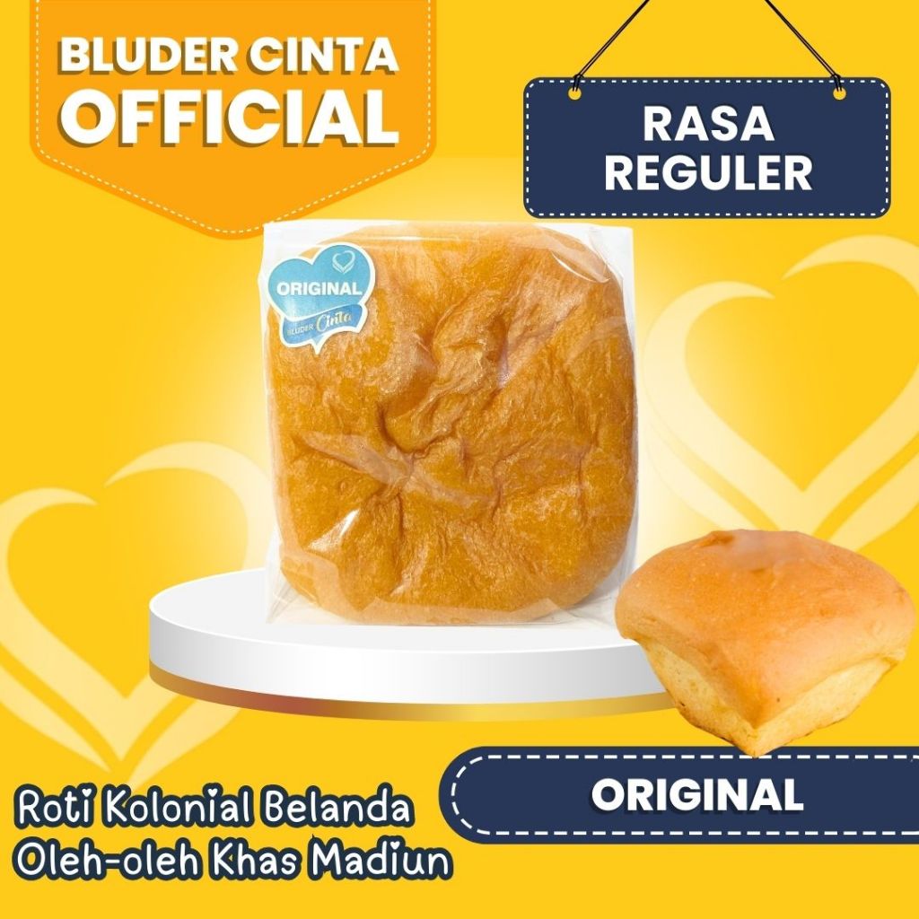 Jual Roti Bluder Cinta ORIGINAL Khas Madiun - Oleh oleh Halal Bakery ...