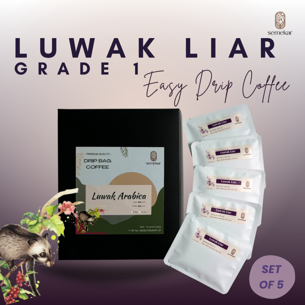 Jual Semekar Coffee - Kopi Drip Bag Luwak Arabica Specialty Set Box ...