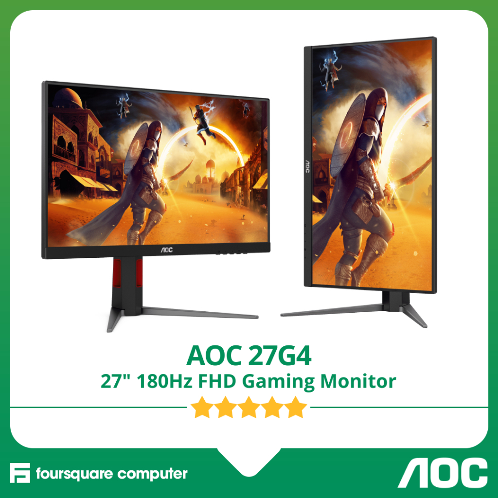 Jual LED Gaming Monitor AOC 27G4 27 Inch IPS Full HD 180Hz | Shopee ...
