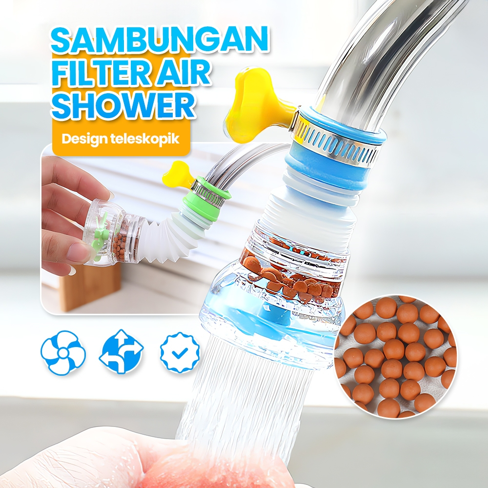 Jual Filter Keran Putar 360 derajat Nosel Keran Air Wastafel | Shopee ...