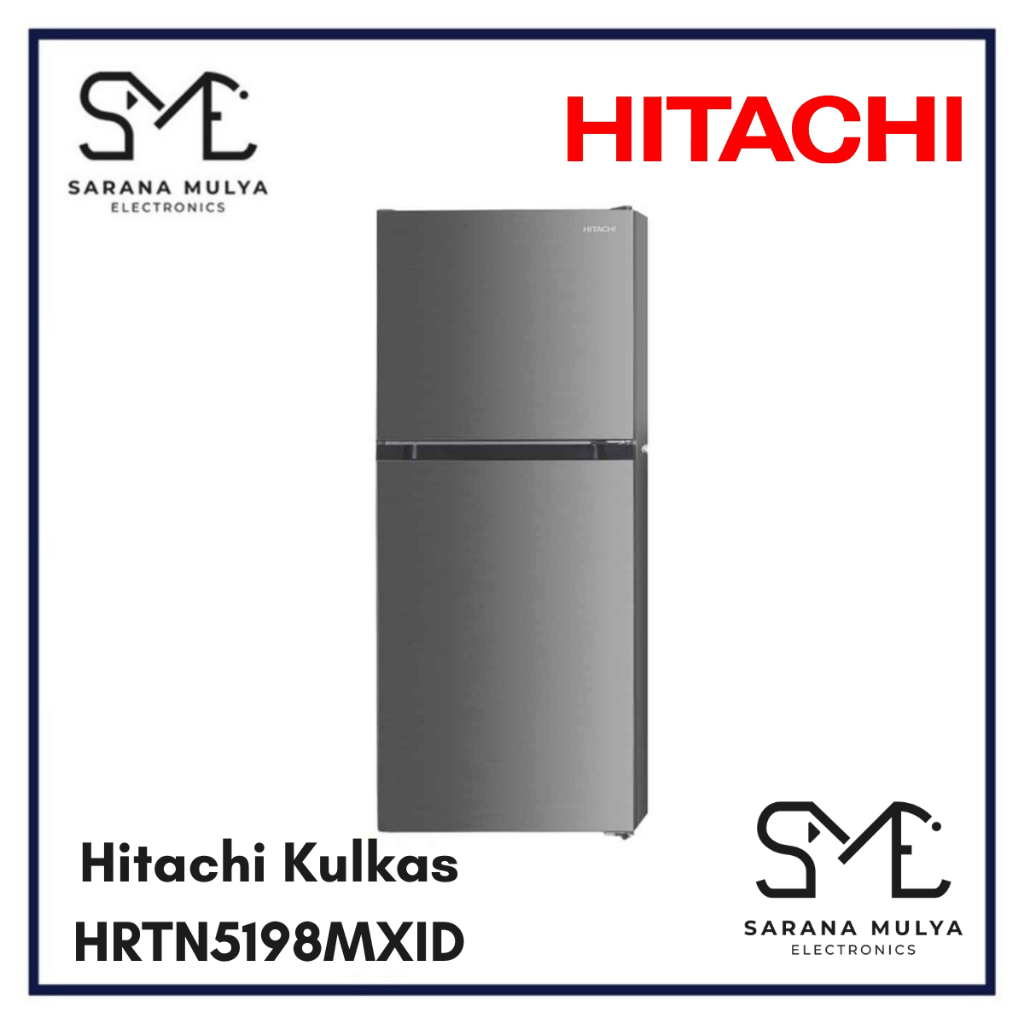Jual HITACHI Kulkas 2 Pintu - HRTN5198MXID Kulkas 2 Pintu Inverter ...