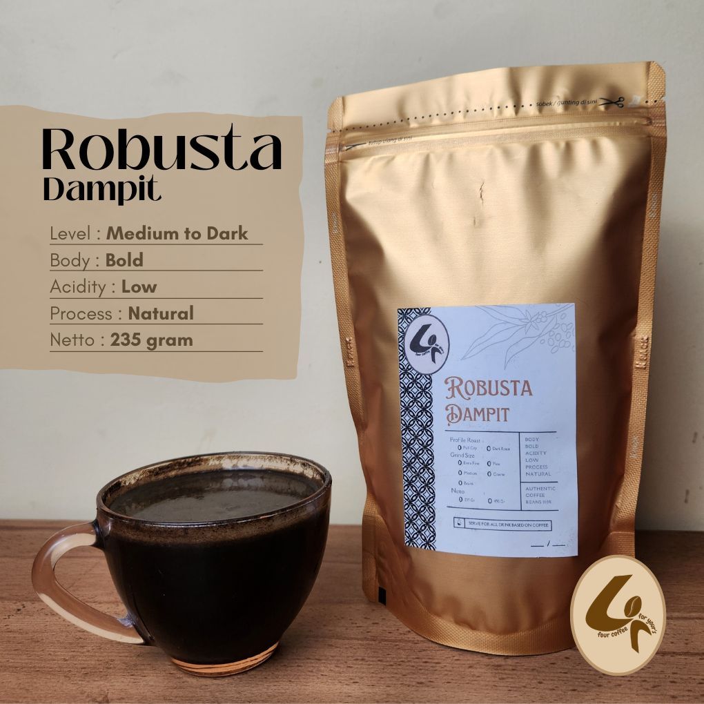 Jual Kopi Robusta Dampit Biji Kopi Robusta Kopi Bubuk Robusta | Shopee ...