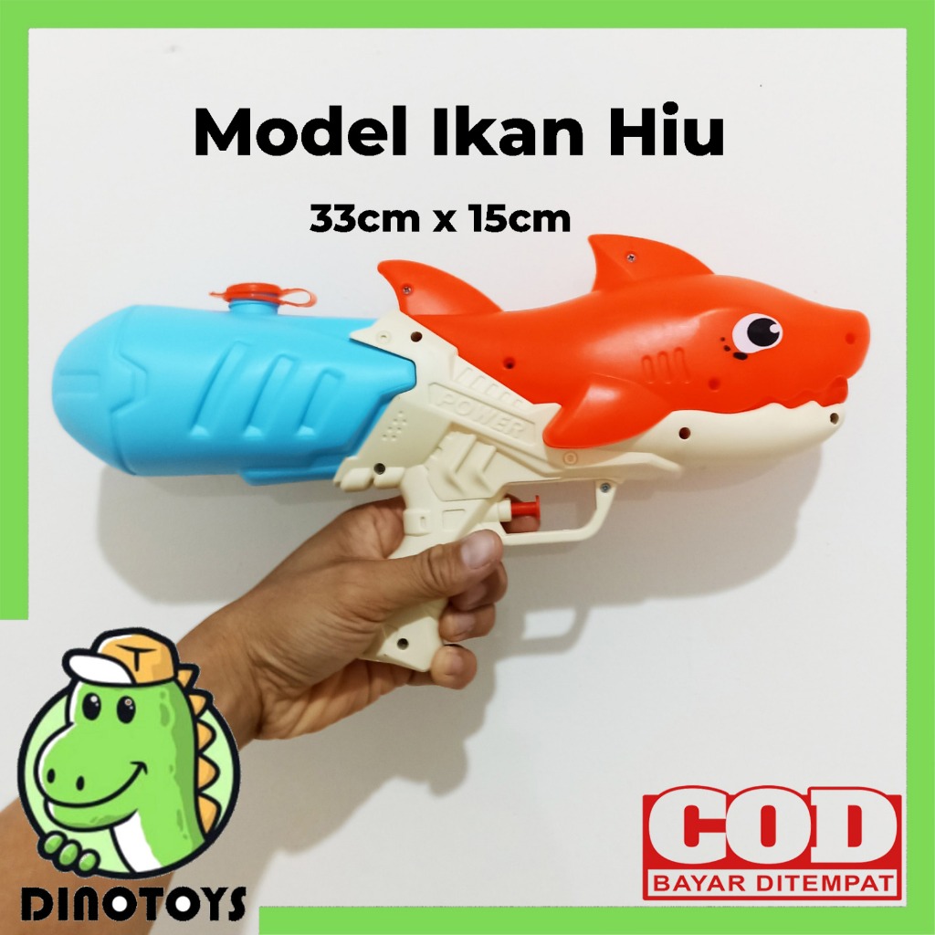 Jual [Termurah] Dinotoys Mainan Pistol Air Anak Water Gun MA15 Tembakan ...