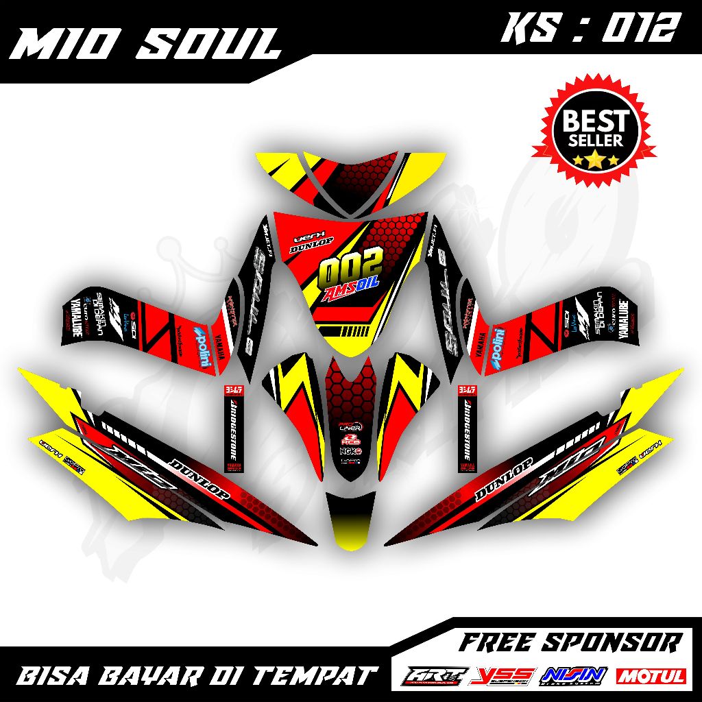 Jual Decal Mio Soul Full Body - Decal Mio Soul KPL.012 | Shopee Indonesia