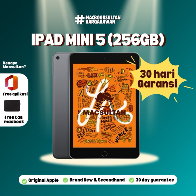Jual [ Termurah ] Ipad 5 Mini 256 GB Second Original | Shopee Indonesia