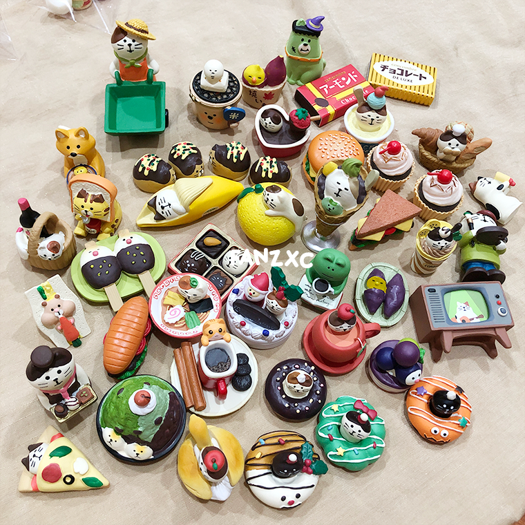 Jual concombre cat miniature figure trinkets cute | Shopee Indonesia