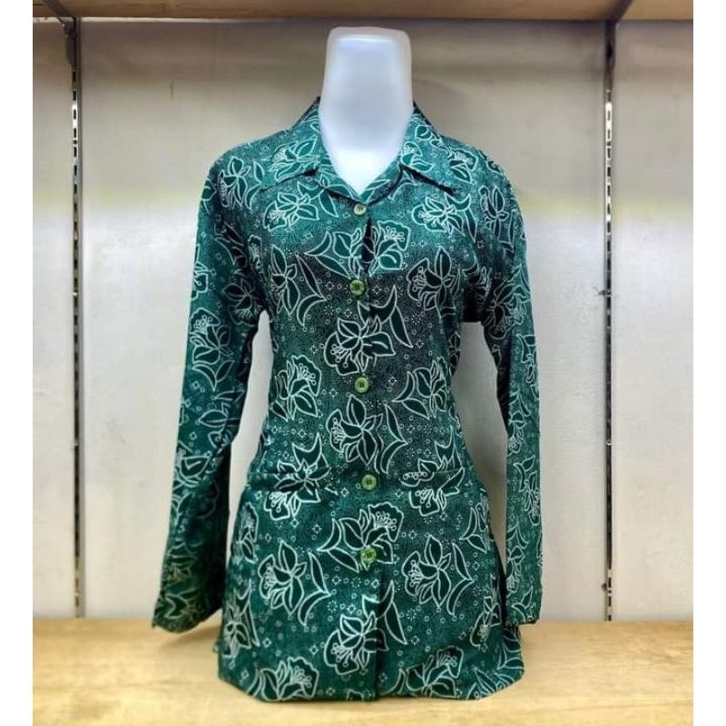 Jual BAJU PKK NASIONAL WANITA SRAGAM RESMI NASIONAL PKK TERBARU HIJAU ...