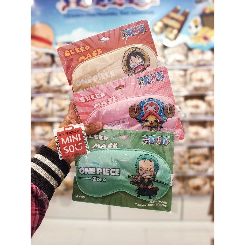 Jual MINISO x ONEPIECE Sleep Mask / Masker Tidur ONEPIECE Collection ...