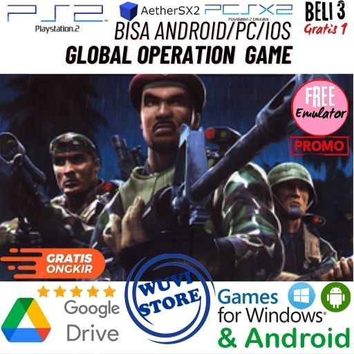 Jual PS 2 Global Operation Game | Bisa di PC / Android / IOS Plus Emulator | Beli 3 Gratis 1 ...