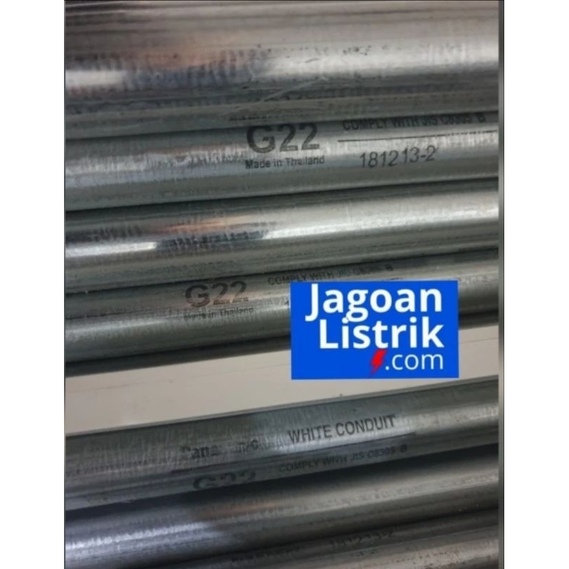 Jual Pipa Conduit PANASONIC G22 3/4inch Steel Pipe Conduit G-22 3/4 ...