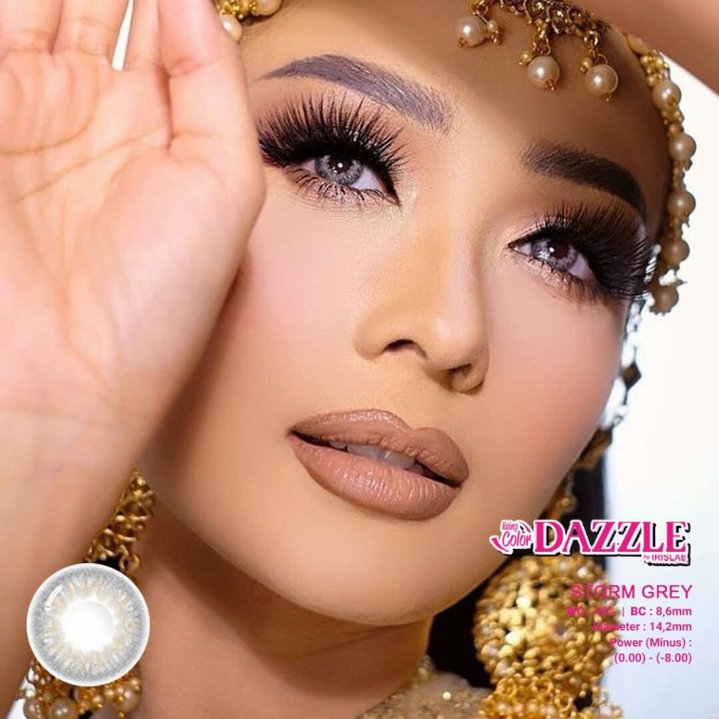 Jual Paket Softlens Normal Living Color DAZZLE 14.2mm + Cairan Soflens ...