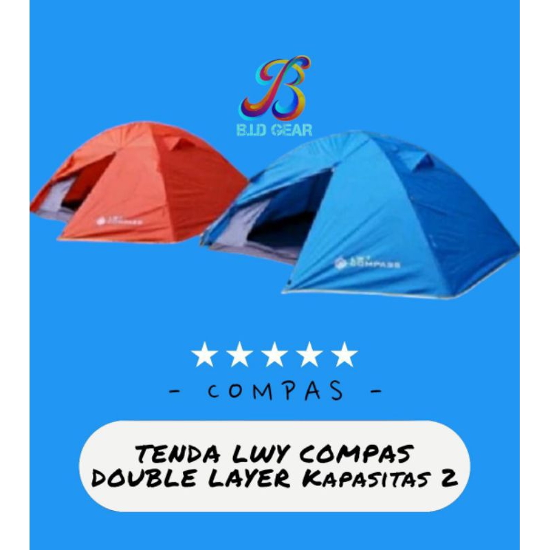 Jual TENDA LWY COMPASS KP-2 DOBLE LAYER | Shopee Indonesia
