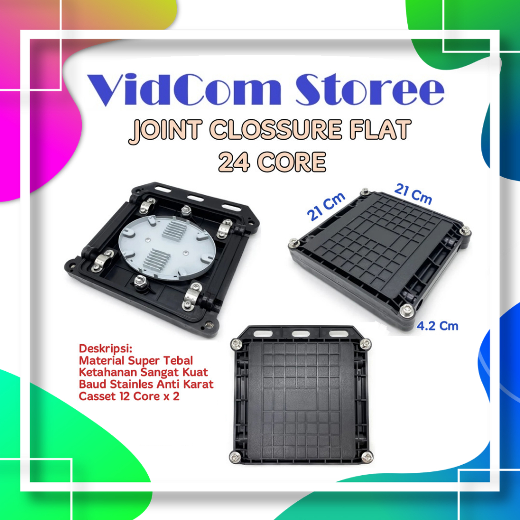 Jual Joint Closure Flat 24 Core / Joint Clossure Fiber Optic | Shopee ...